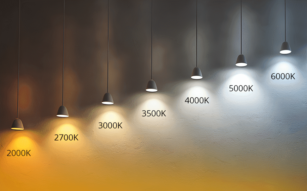 What do 2000K, 3500K, and 6500K mean? Light Temperature Guide